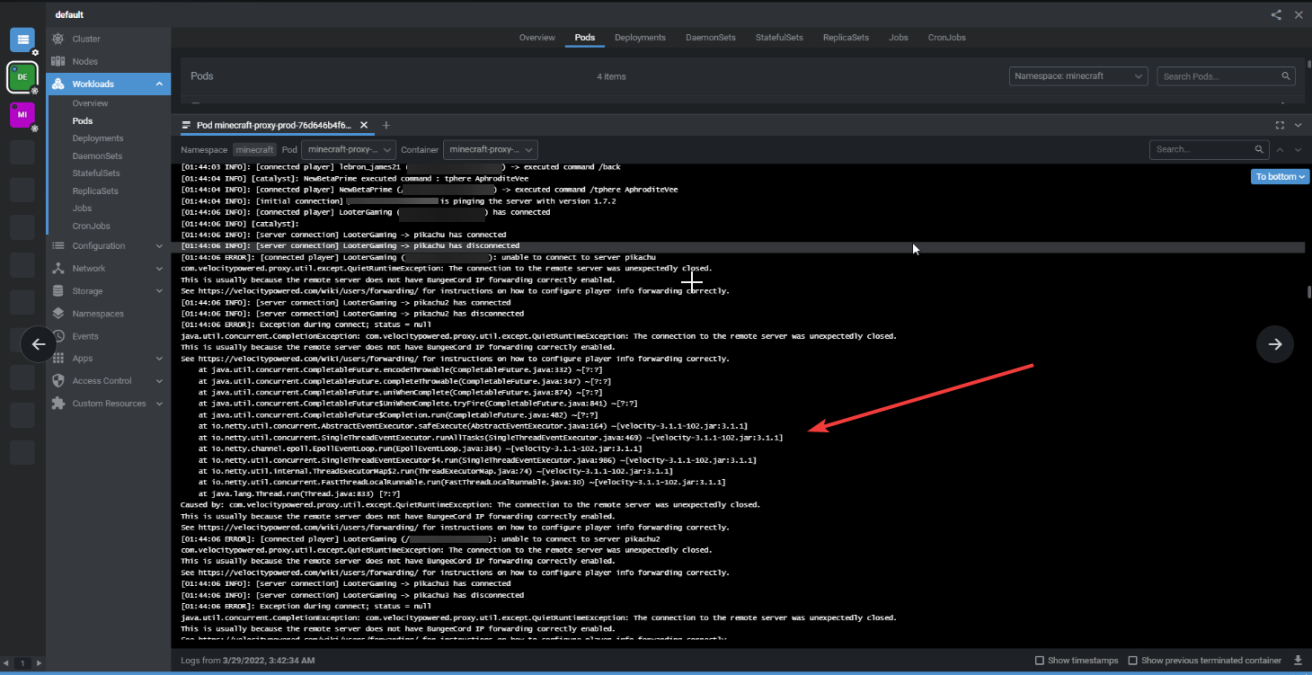 Unable to connect you to [server]. Please try again later. · Issue #686 · PaperMC/Velocity · GitHub
