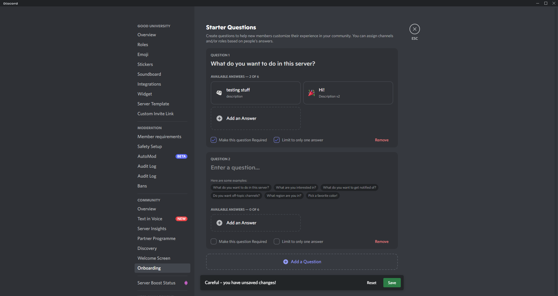 Discord adding new features when this has been "coming soon" for years ...