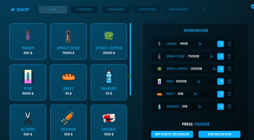INVENTORY SHOP V2 - [QB] - QB-CORE - LauncherLeaks